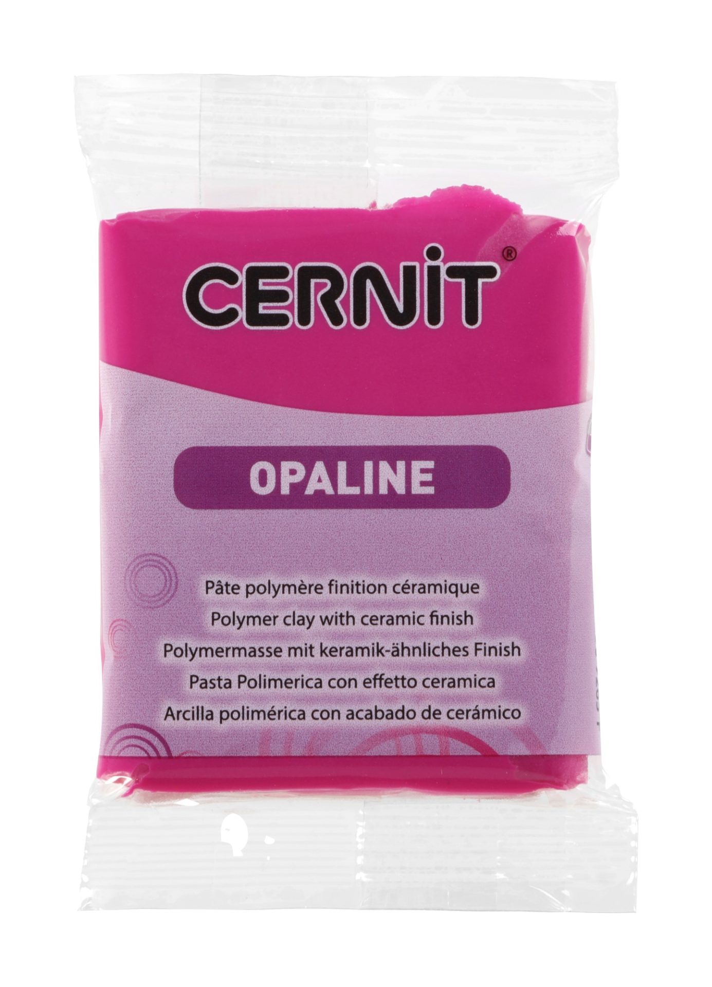 Cernit Polymer Clay - magenta Opaline 56g | Cernit