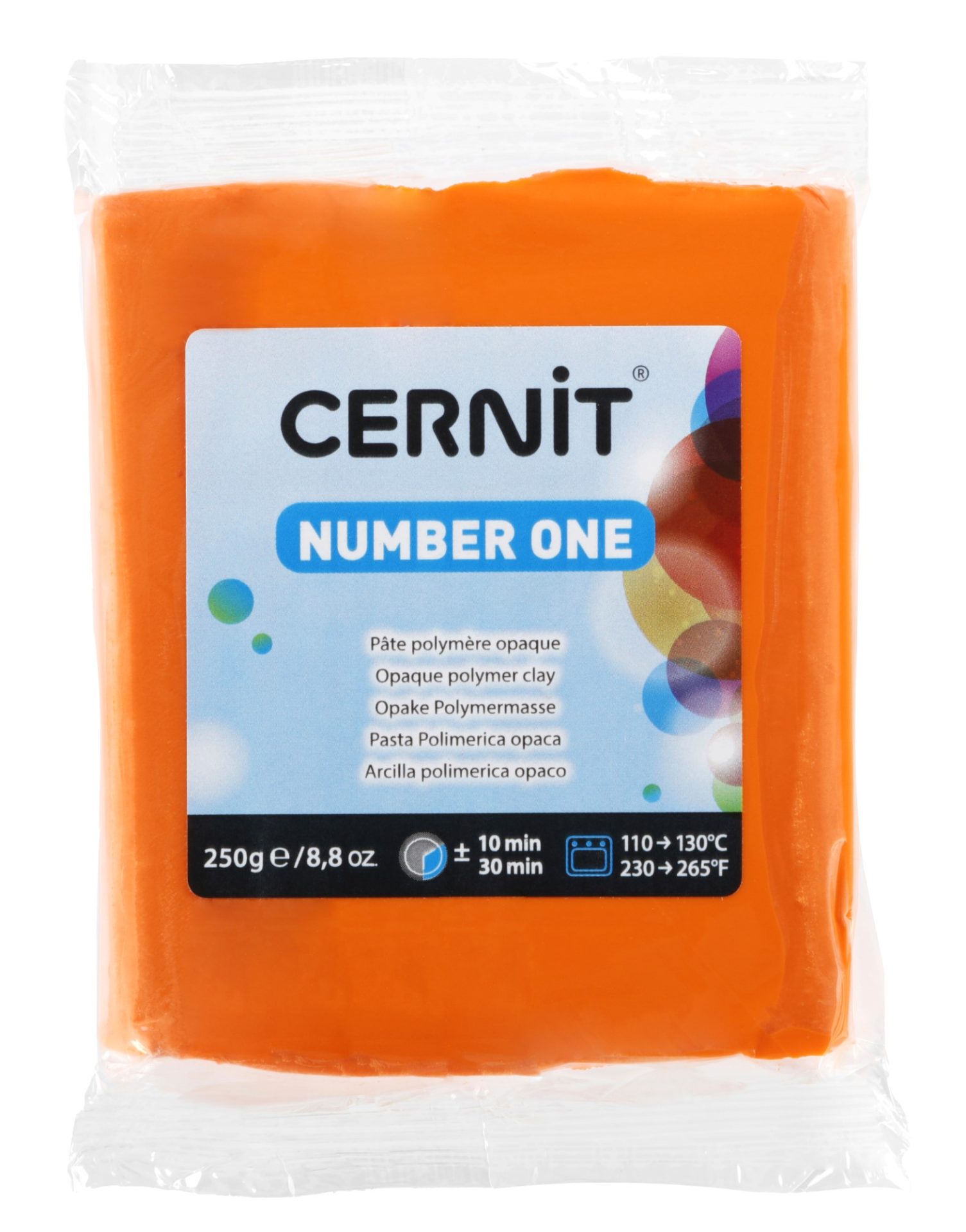 Cernit Polymer Clay - orange N°1 250g | Cernit