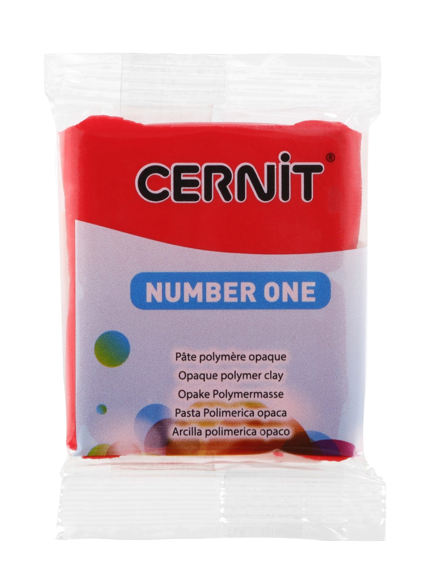 Cernit Polymer Clay - red N°1 56g | Cernit