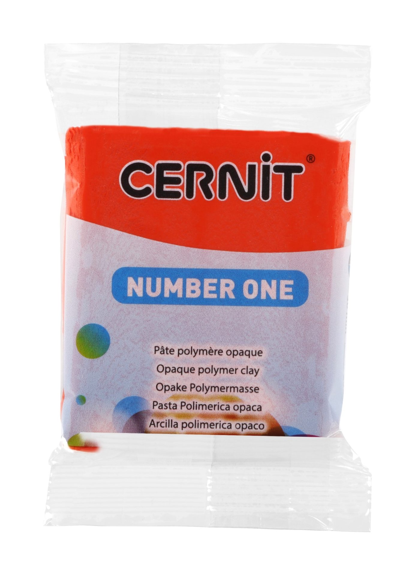Cernit Polymer Clay - poppy red N°1 56g | Cernit