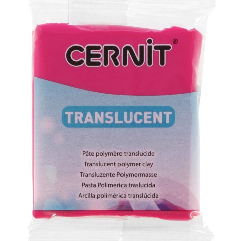 Cernit Polymer Clay - Translucent Ruby 56g | Cernit