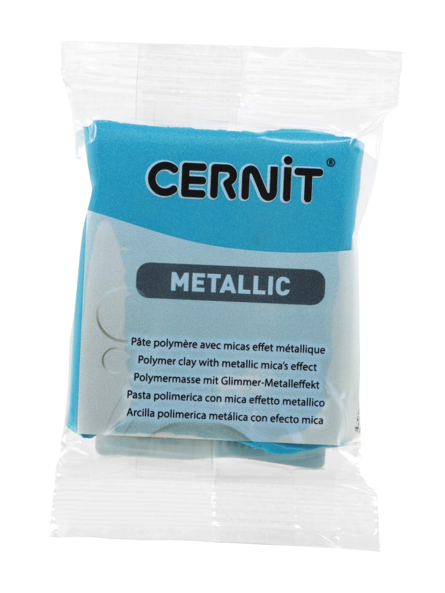 Cernit Polymer Clay - Metallic turquoise 56g | Cernit