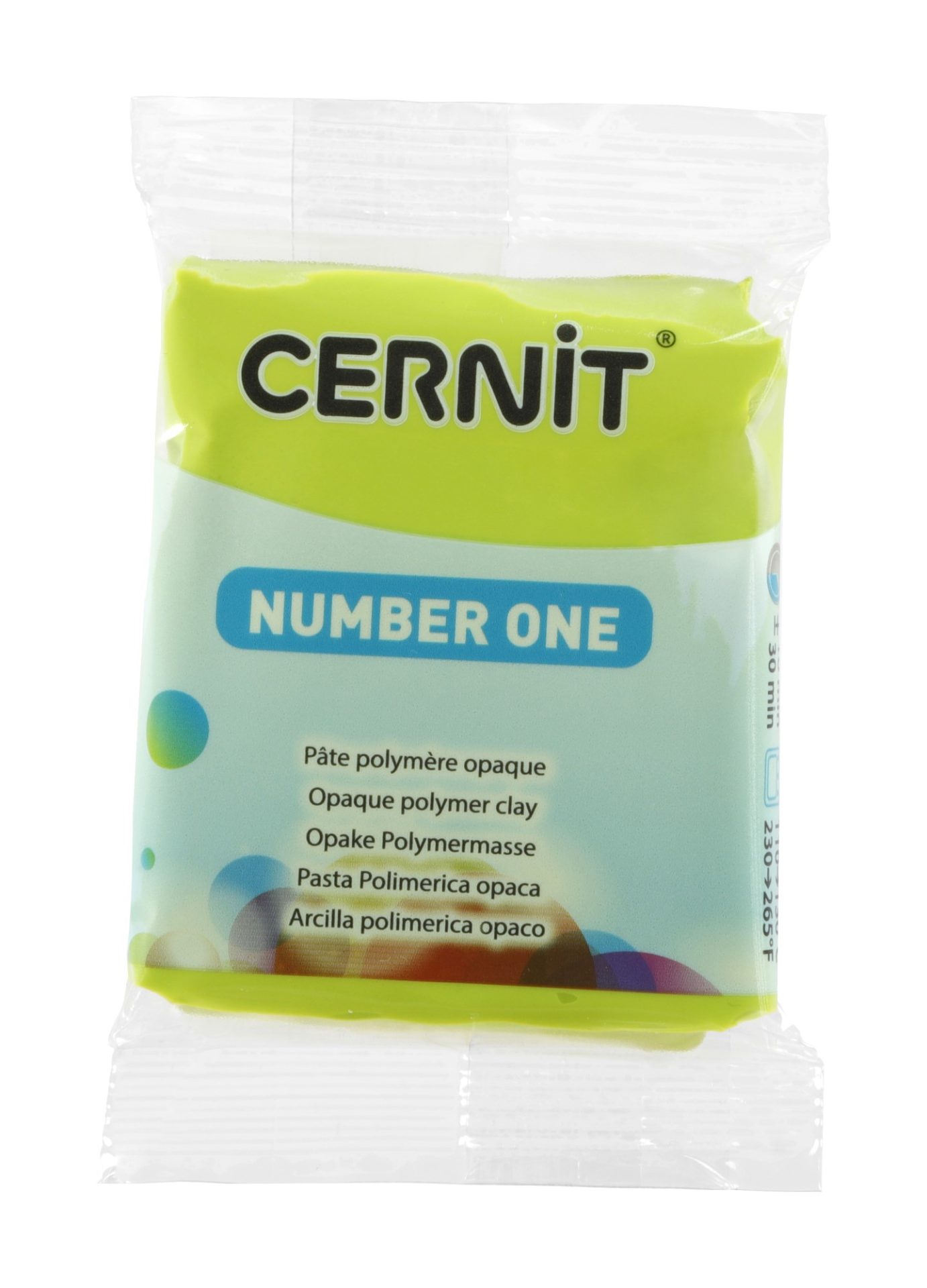 Cernit Polymer Clay - lime green N°1 56g | Cernit