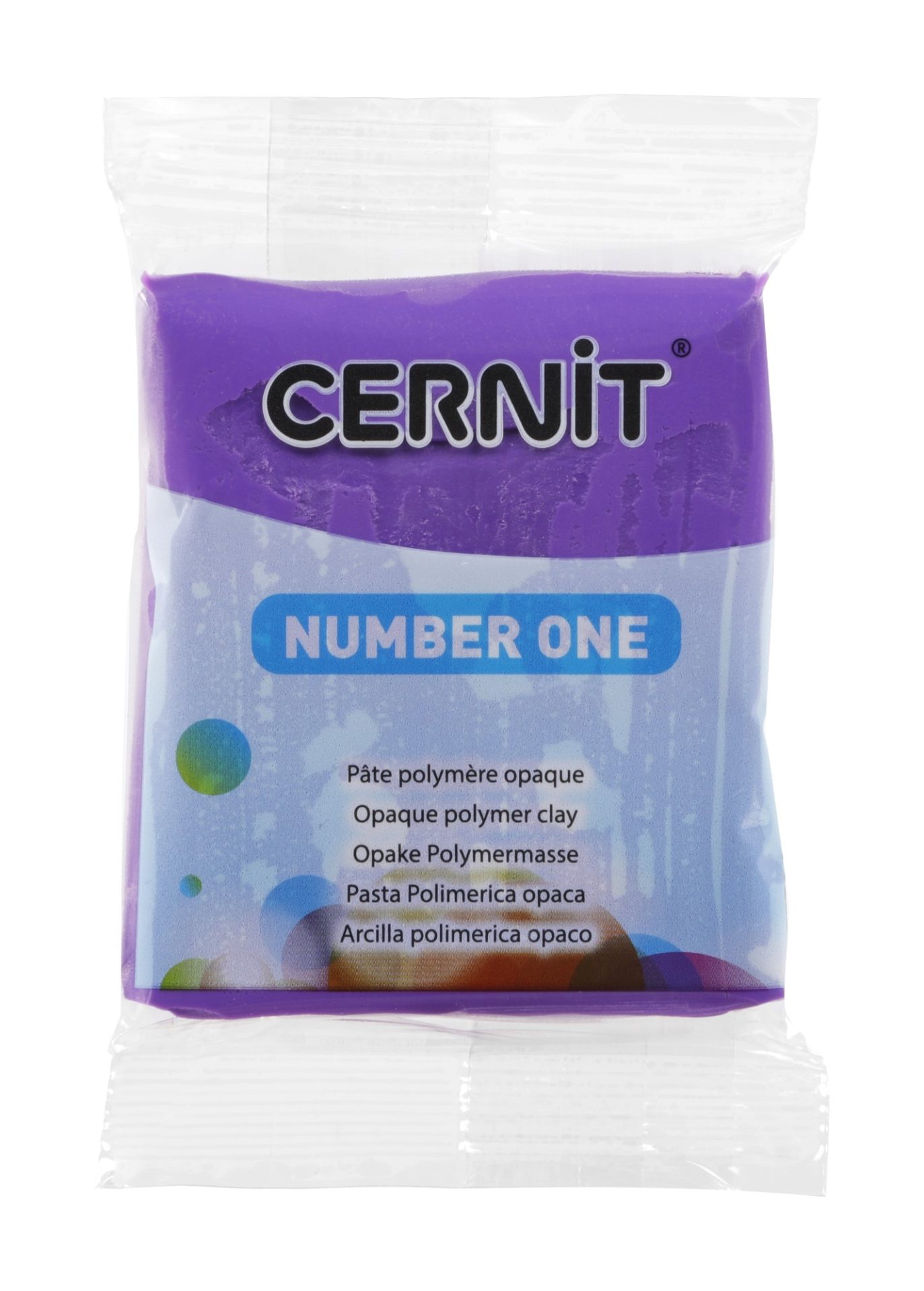 Cernit Polymer Clay - purple N°1 56g | Cernit