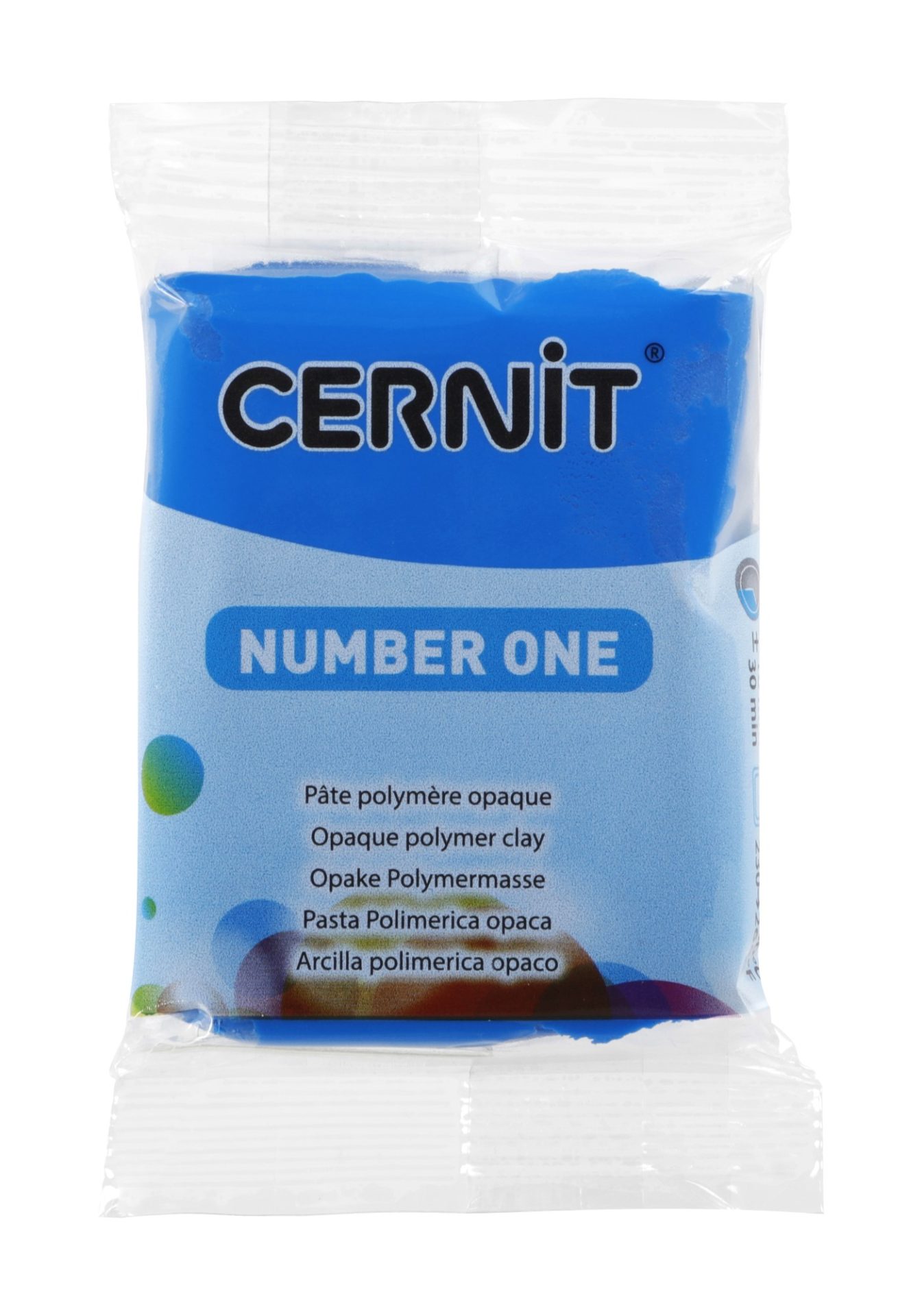 Arcilla polimérica Cernit - azul Number One 56g | Cernit