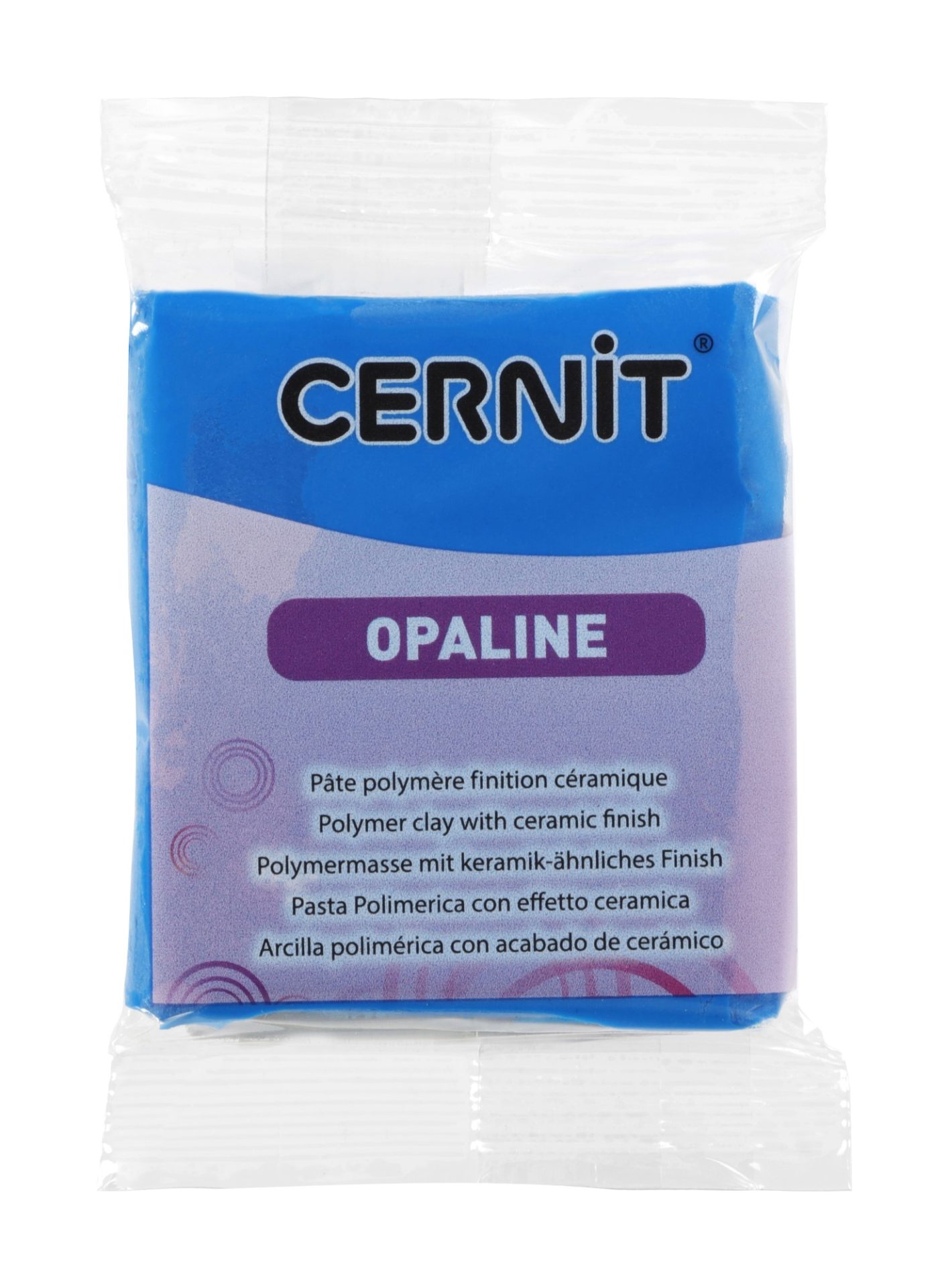 Arcilla polimérica Cernit - azul primario Opaline 56g | Cernit