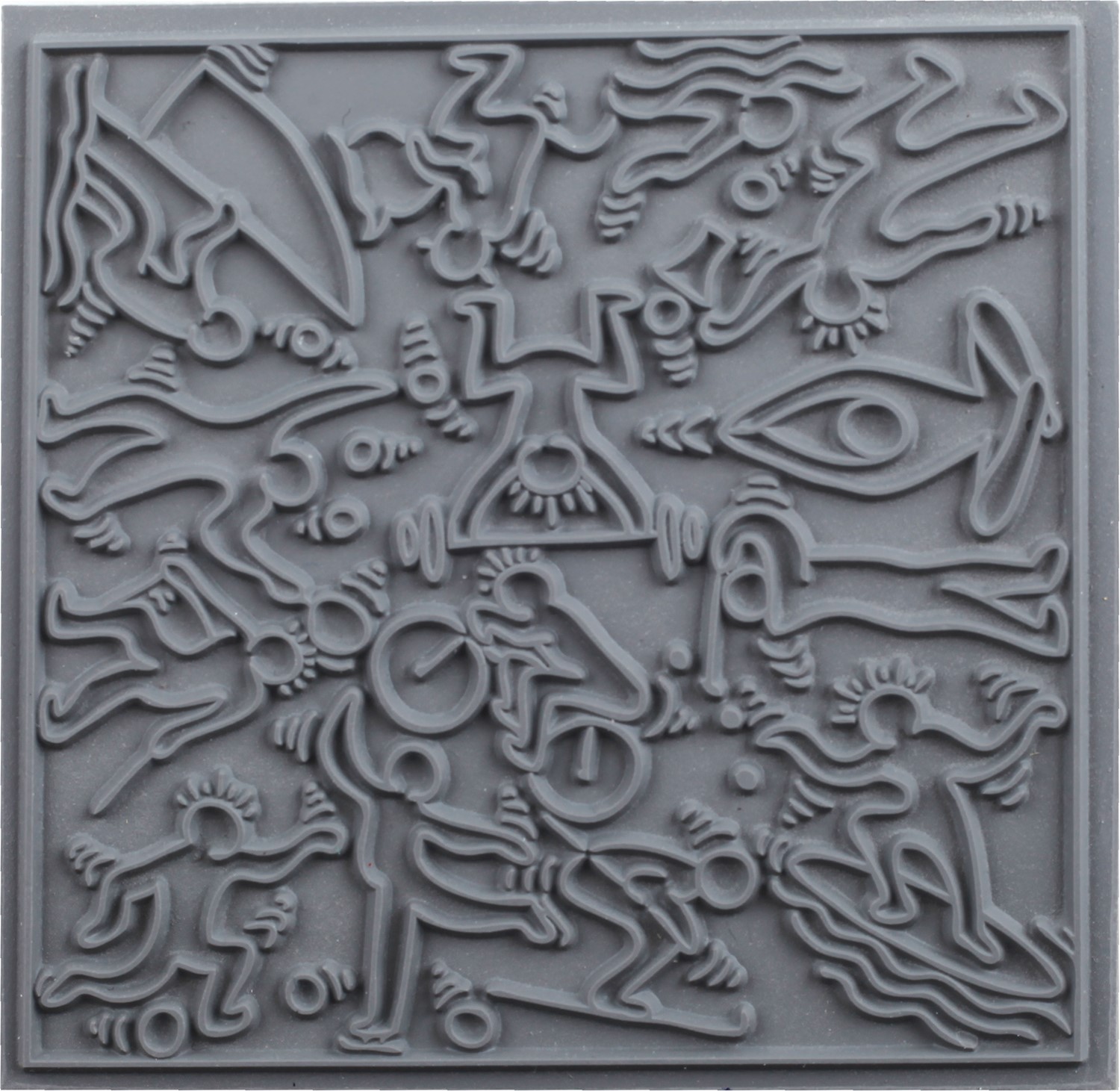 Cernit accessory - gray plate texture | Cernit