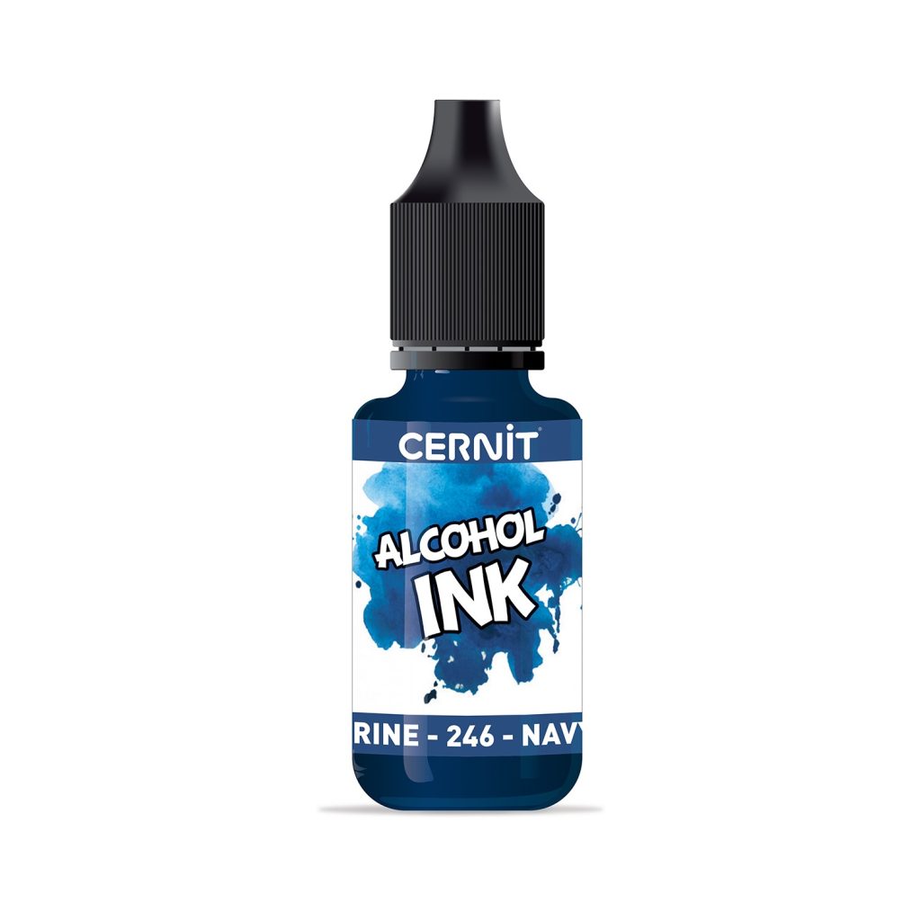 Cernit Auxiliary - navy blue Alcohol ink 20ml | Cernit