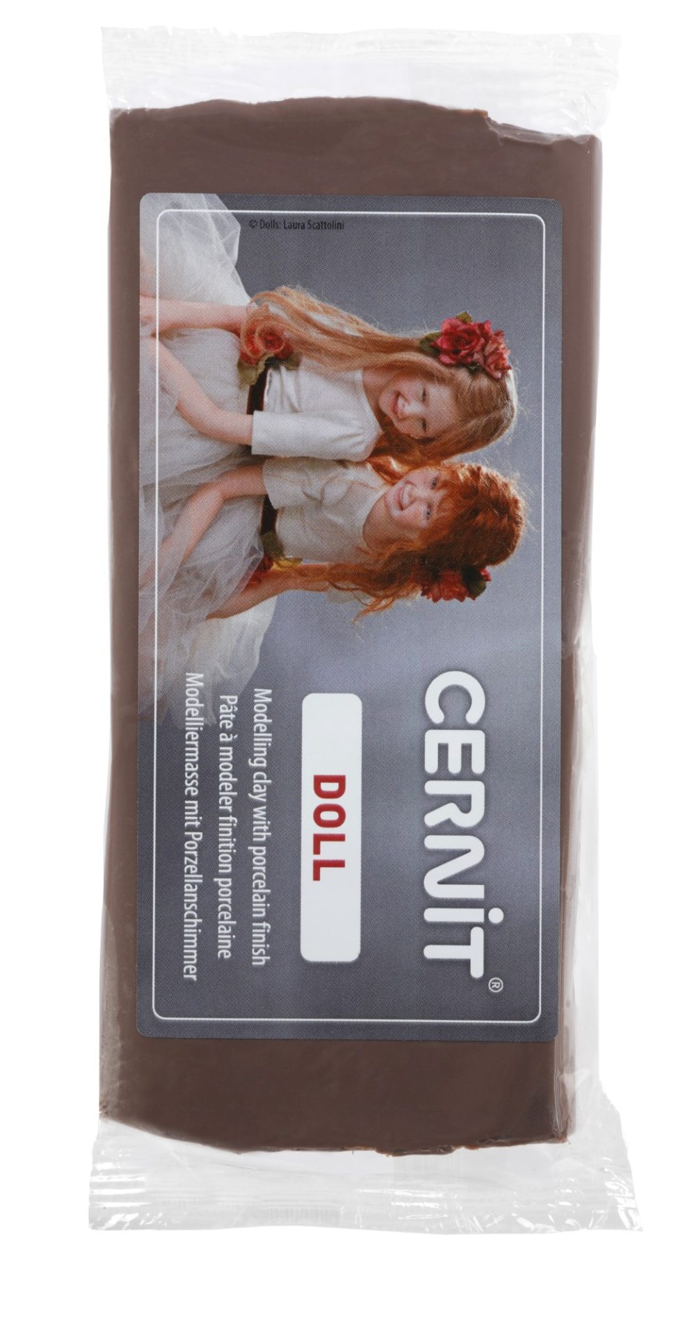 Polymeerklei Cernit - nougat Doll 500g | Cernit